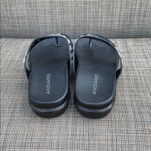 Andiamo | Shoes | Andiamo Sandals W Crystal Decor | Poshmark